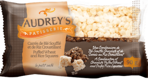 Audrey’s Crispy Rice & Puffed Wheat Square